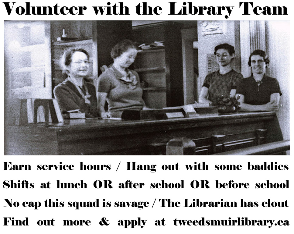 Join the Best Team in the School – Lord Tweedsmuir Secondary School Library
