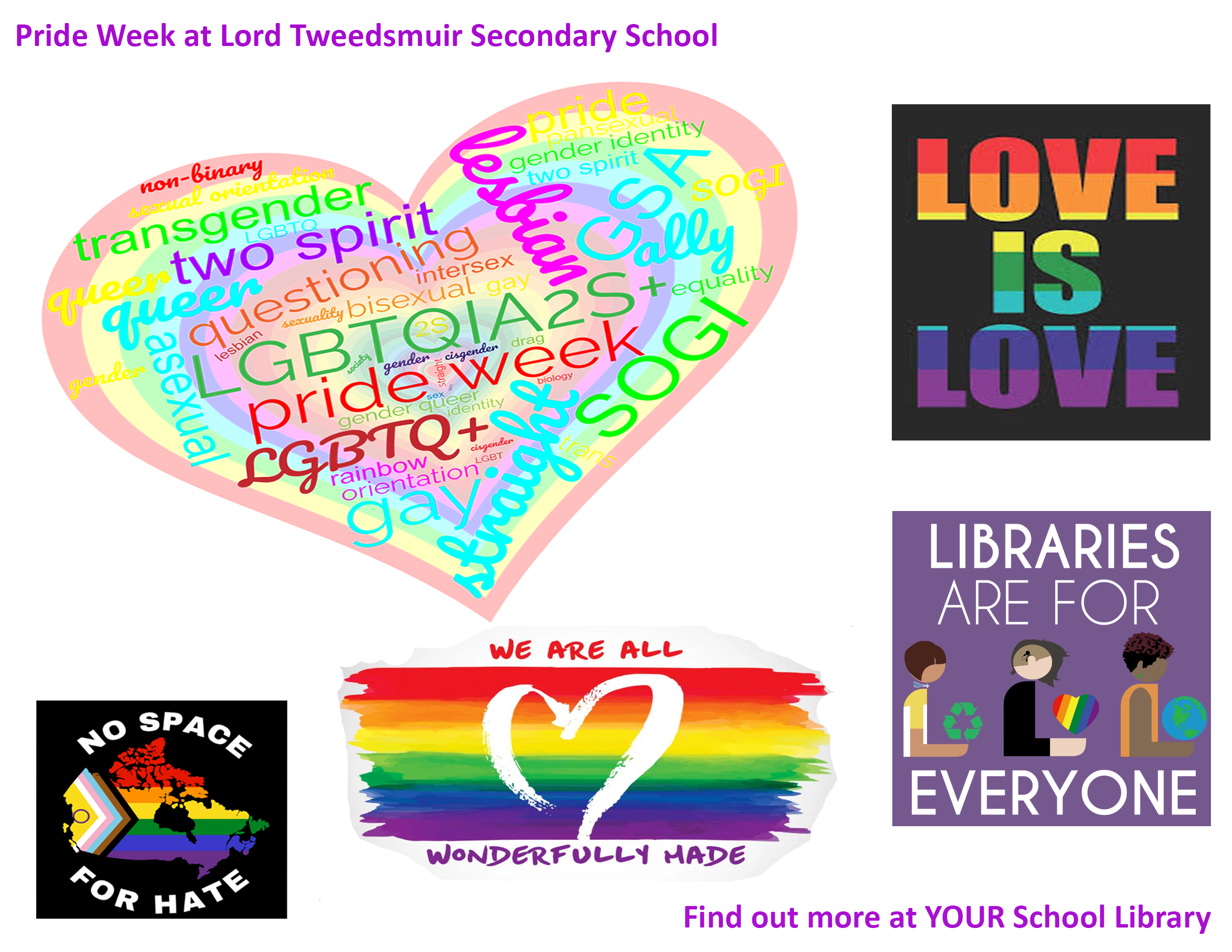 Libraries are for Everyone – Lord Tweedsmuir Secondary School Library