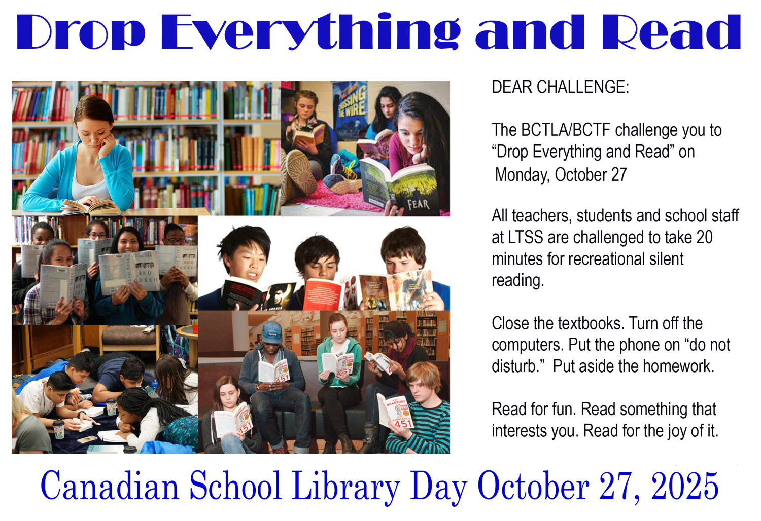Lord Tweedsmuir Secondary School Library – John Buchan Library / LTS ...